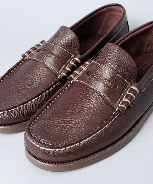 Paraboot（パラブーツ）の「【 paraboot / パラブーツ 】CORAUX EMBOSS LEATHER FOUL NOIR ...