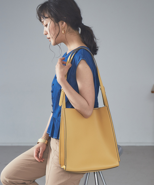 Abahouse Devinette（ドゥヴィネット）の「【Avancer】【A4対応】スクエアトートバッグ（トートバッグ）」 - WEAR