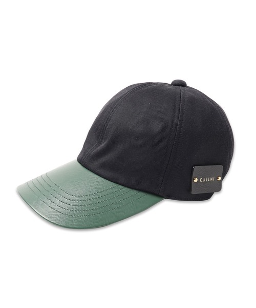 CULLNI（クルニ）の「CP-015 / Bicolor Leather Visor Cap（キャップ）」 - WEAR