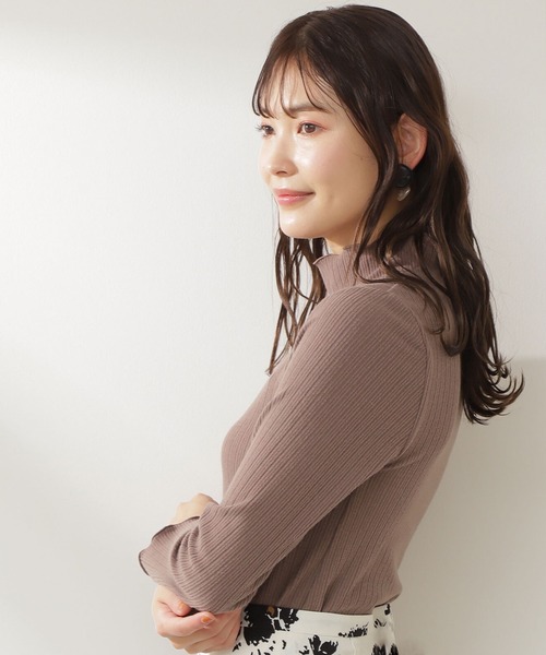 NATURAL BEAUTY BASIC（ナチュラルビューティーベーシック）の「【Wingコラボ】ボトルネック起毛カットソー（Tシャツ/カットソー）」 - WEAR