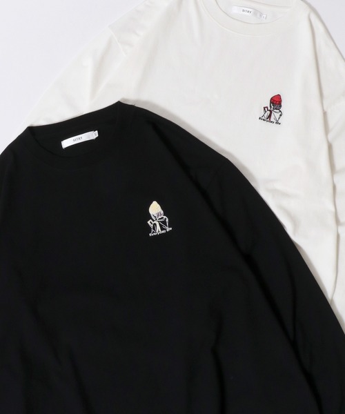 SITRY（シトリー）の「SITRY Girl Embroidery ＆ Illustration Back Print T-shirt/別注 ...