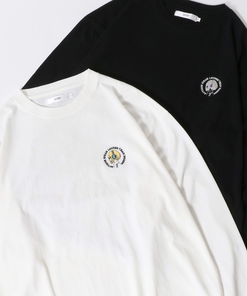 SITRY（シトリー）の「SITRY Girl Embroidery ＆ Illustration Back Print T-shirt/別注 ...