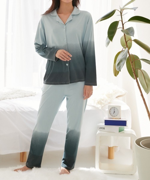 QFORON（キュフォロン）の「グラデーションルームウェアセットアップ（ルームウェア/パジャマ）」 - WEAR