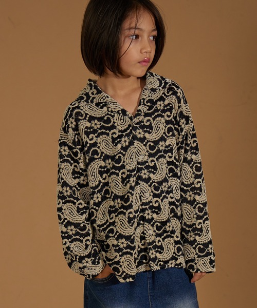 pairmanon（ペアマノン）の「【PAIRMANON STREET】ペイズリー モールレース 長袖 シャツ（シャツ/ブラウス）」 - WEAR