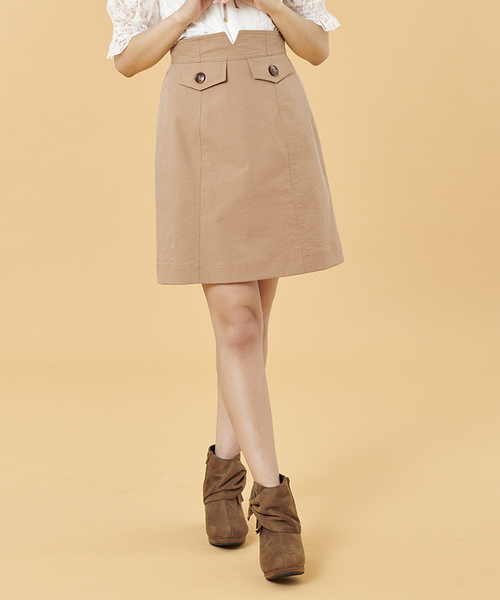 Cherite by PRIME PATTERN（シェリエットバイプライムパターン）の「台形ミニスカート（スカート）」 - WEAR