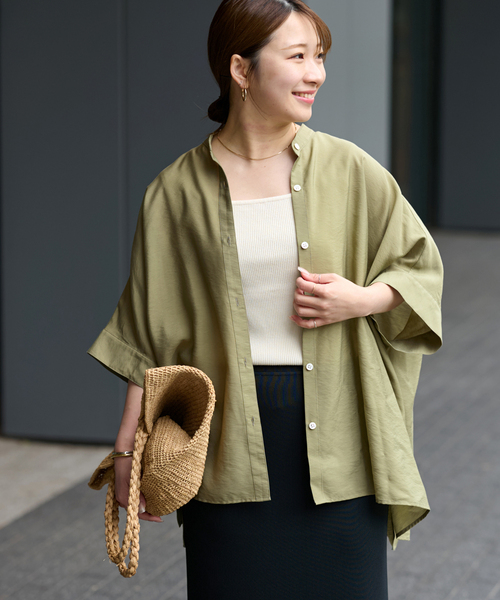 JOURNAL STANDARD relume（ジャーナルスタンダード レリューム）の「シアーポンチョシャツ（シャツ/ブラウス）」 - WEAR