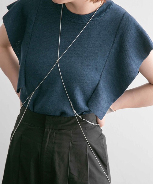 KBF（ケイビーエフ）の「マルチWAYチェーンビスチェ（ネックレス）」 - WEAR