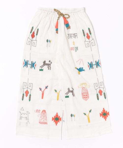チャイハネ】ラジャラン刺繍ワイドパンツ（その他パンツ）｜チャイハネ