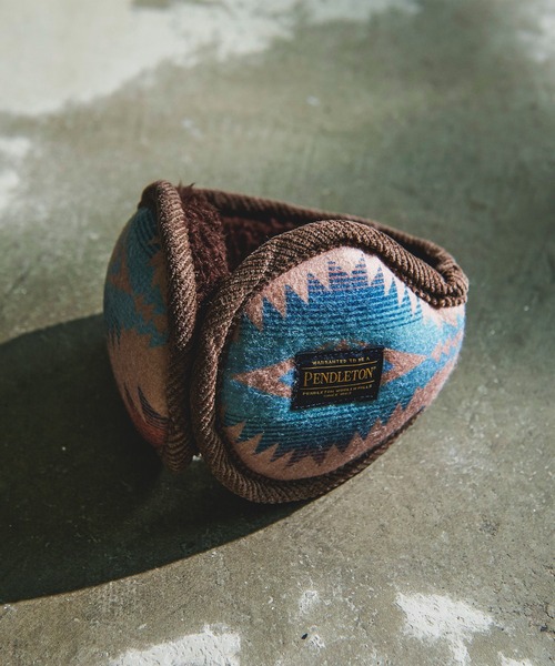 PENDLETON ペンドルトン FLANNEL EAR MUFF ネイティブパターン フランネル 中綿入 イヤーマフ 耳当て（イヤーマフ ...