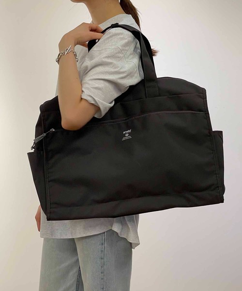 anello（アネロ）の「anello GRANDE/ アネロ グランデ 2WAY ボストンバッグ CABIN 2WAY 10ポケット 大容量 ボストンバック / GTM0178（ボストン ...
