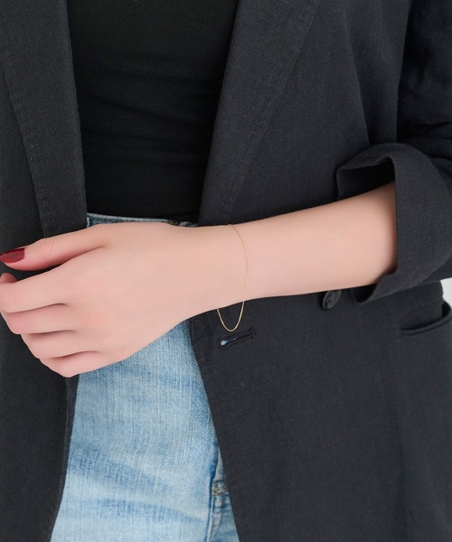 Phoebe（フィービィー）の「【K10】シャインリンクチェーンブレスレット/BOX&ショッパーつき（ブレスレット）」 - WEAR