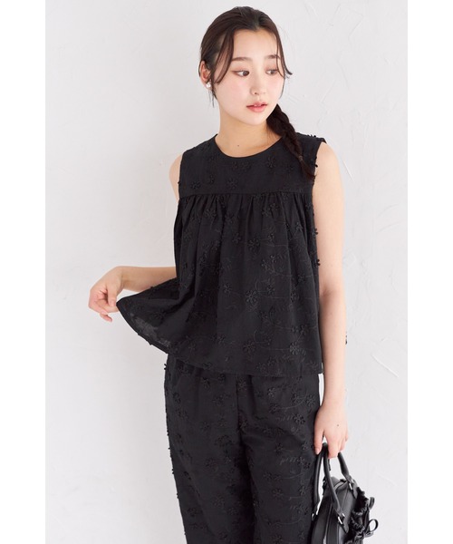 【ZOZO限定】フラワーエンブロイダリーペプラムブラウス（シャツ/ブラウス）｜tocco closet（トッコ クローゼット）のファッション ...