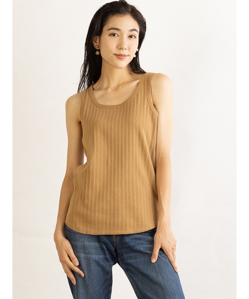 OandI（オーアンドアイ）の「ワイドリブタンクトップ（タンクトップ）」 - WEAR
