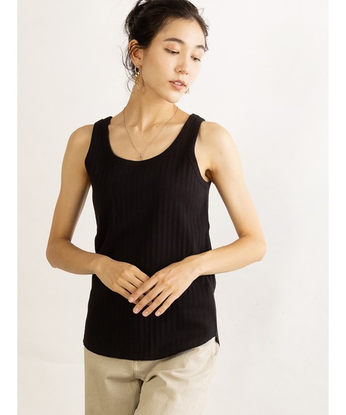 OandI（オーアンドアイ）の「ワイドリブタンクトップ（タンクトップ）」 - WEAR