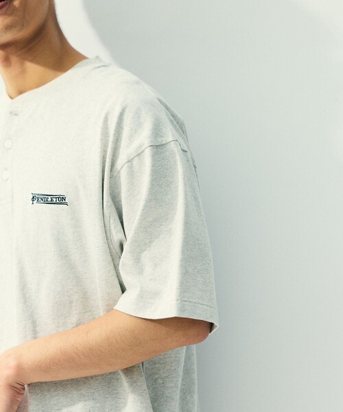 PENDLETON（ペンドルトン）の「PENDLETON/ペンドルトン 別注 ヘンリーネックTシャツ カットソー/SP PNDLTN HENLEY NECK TEE S/S（Tシャツ ...
