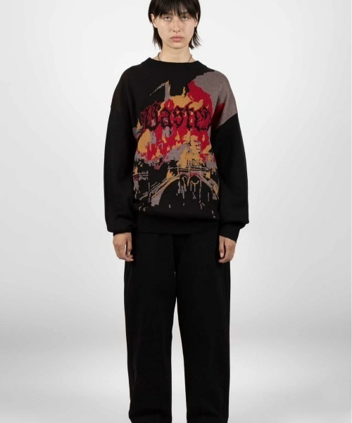 WASTED PARIS（ウェイステッドパリス）の「ストリートブランド WASTED PARIS ウェイステッド パリス PULL BELLS 長袖トップス ニット セーター オーバーサイズ ...