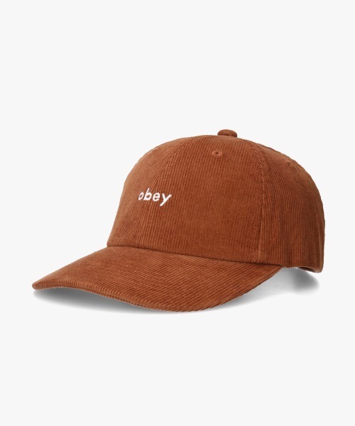 OBEY（オベイ）の「OBEY CORDUROY 6P STRAPBACK / オベイ（キャップ）」 - WEAR