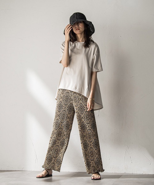 MAYSON GREY（メイソングレイ）の「【WEB限定】前後ドッキングフレアTシャツ≪洗濯機で洗える≫（Tシャツ/カットソー）」 - WEAR