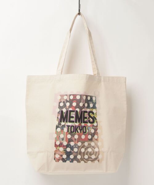 TOKYO CULTUART by BEAMS（トウキョウカルチャートバイビームス）の「MEMES TOKYO / Dot Graphic Tote Bag（トートバッグ）」 - WEAR