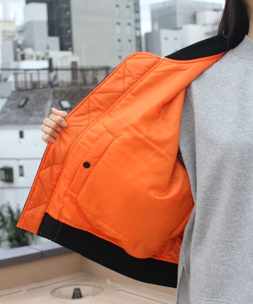 KIFFE（キッフェ）の「KIFFE/キッフェ ビッグフィットMA-1ベスト BIG FIT MA-1 VEST（MA-1）」 - WEAR