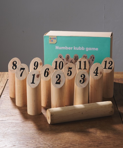 BIRTHDAY BAR（バースデイバー）の「モルック NUMBER KUBB GAME 棒倒しゲーム（おもちゃ）」 - WEAR