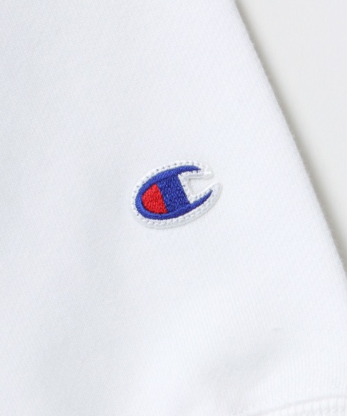 Champion（チャンピオン）の「Champion/チャンピオン USAコットン 裏毛 ワンポイント刺繍 スウェット レディース メンズ ...