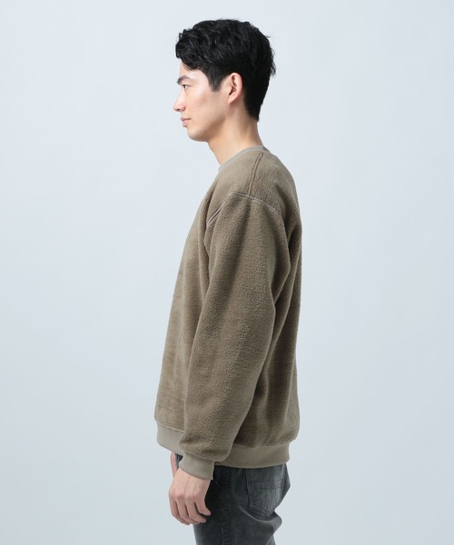 BAYFLOW（ベイフロー）の「※スエードボアリバーシブルクルーネックスウェット（スウェット）」 - WEAR