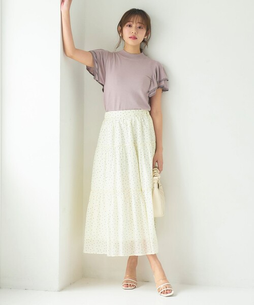 Feroux（フェルゥ）の「ドットティアード スカート（スカート）」 - WEAR