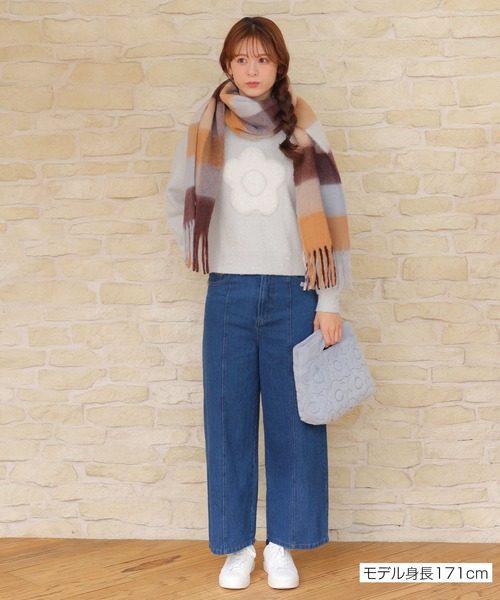 ファーデイジーラメニット プルオーバー（ニット/セーター）｜MARY