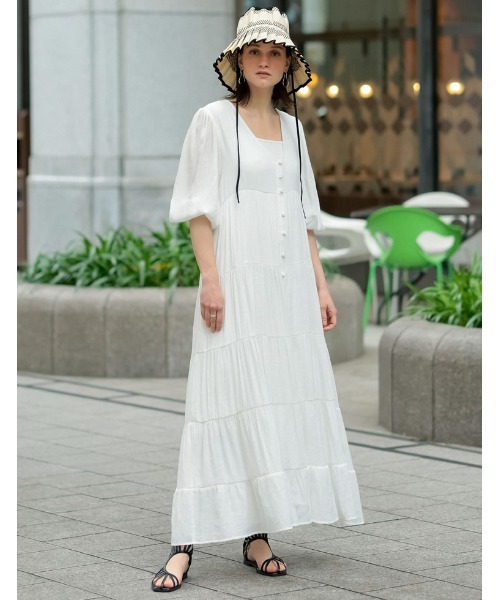 【セール/ブランド古着】7分袖ワンピース（ワンピース）｜Re:EDIT（リエディ）のファッション通販 - ZOZOUSED