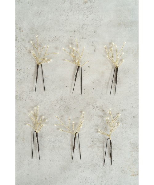 CHACO （FLOWER ACCESSORY）（チャコ）の「CHACO/ パールワイヤー小 6点（その他ヘアアクセサリー）」 - WEAR