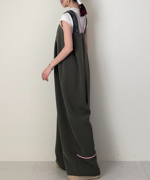 Titilate Valet（ティティレートヴァレット）の「ショルダーフリルコンビネゾン（つなぎ/オールインワン）」 - WEAR