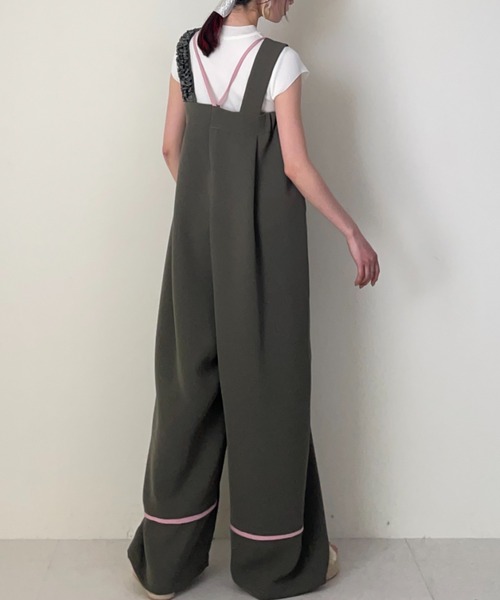 Titilate Valet（ティティレートヴァレット）の「ショルダーフリルコンビネゾン（つなぎ/オールインワン）」 - WEAR