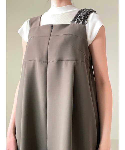Titilate Valet（ティティレートヴァレット）の「ショルダーフリルコンビネゾン（つなぎ/オールインワン）」 - WEAR