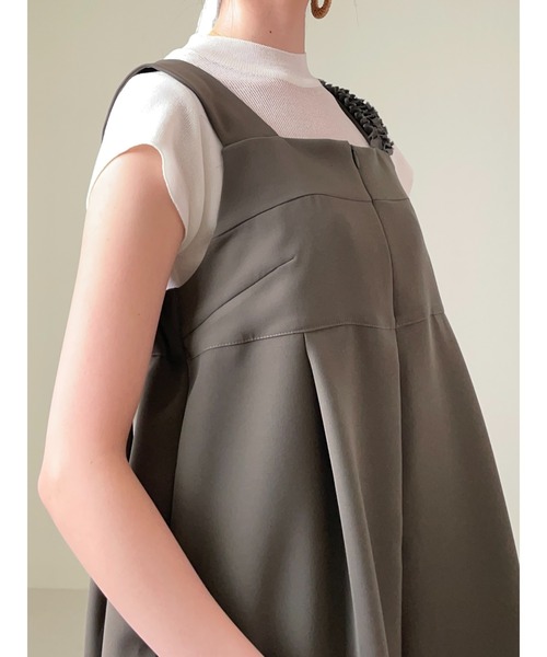 Titilate Valet（ティティレートヴァレット）の「ショルダーフリルコンビネゾン（つなぎ/オールインワン）」 - WEAR