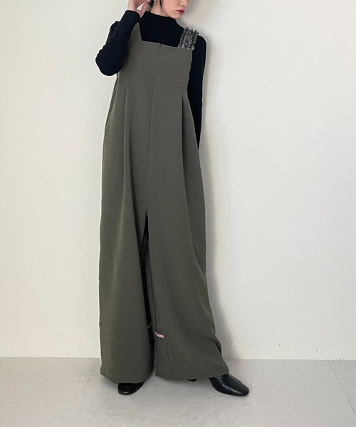 Titilate Valet（ティティレートヴァレット）の「ショルダーフリルコンビネゾン（つなぎ/オールインワン）」 - WEAR