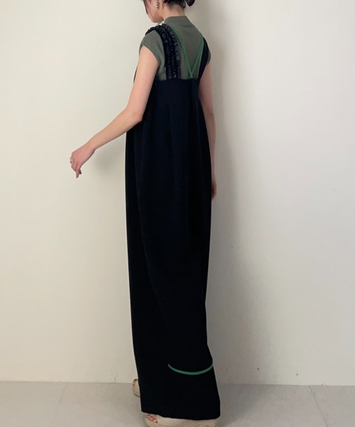 Titilate Valet（ティティレートヴァレット）の「ショルダーフリルコンビネゾン（つなぎ/オールインワン）」 - WEAR