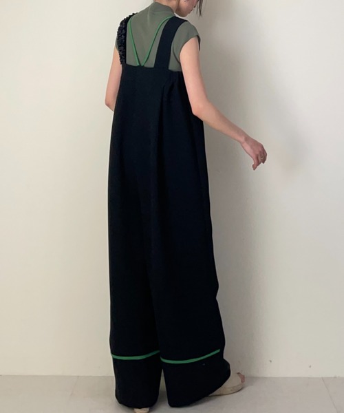 Titilate Valet（ティティレートヴァレット）の「ショルダーフリルコンビネゾン（つなぎ/オールインワン）」 - WEAR