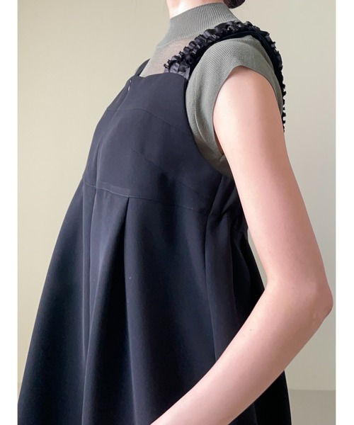 Titilate Valet（ティティレートヴァレット）の「ショルダーフリルコンビネゾン（つなぎ/オールインワン）」 - WEAR