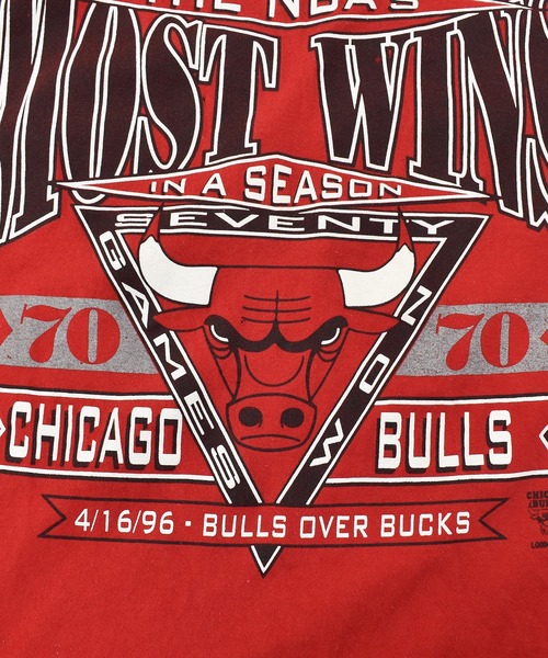 NBA（エヌビーエー）の「【ヴィンテージ古着】90's LOGO7 / ロゴ7 NBA CHICAGO BULLS シカゴ・ブルズ ロゴプリントTシャツ USA製（Tシャツ/カットソー ...