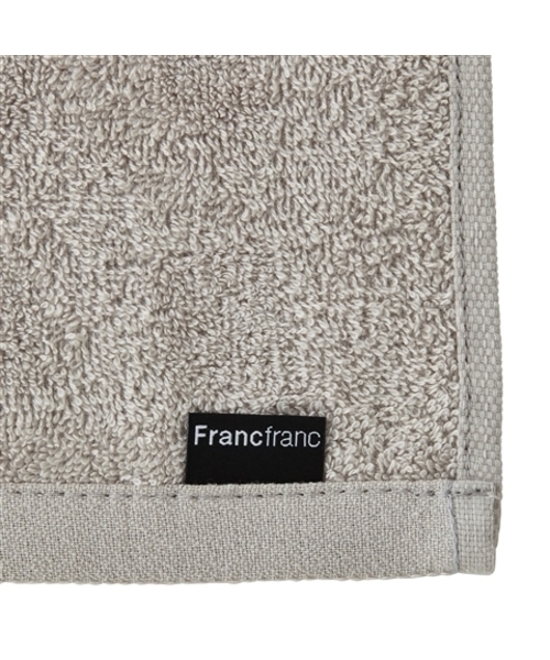 Francfranc（フランフラン）の「【2枚セット】ヴァレ バスタオル ボーダー グレー（タオル）」 - WEAR