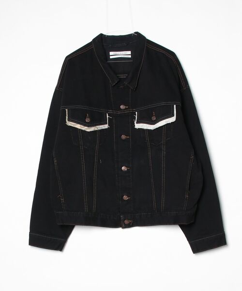 Children of the discordance / DEADSTOCK CURTAIN PATCHWORK DENIM JACKET ...