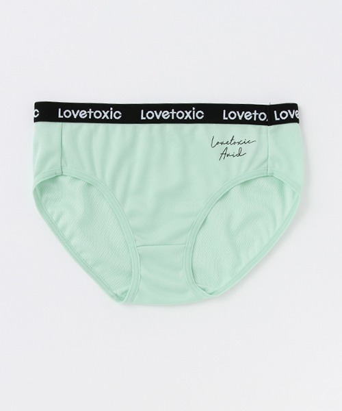LOVETOXIC（ラブトキシック）の「ロゴプリントアウトゴムショーツ（ショーツ）」 - WEAR