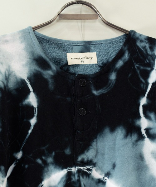 masterkey（マスターキー）の「masterkey マスターキー / DRAGON タイダイ染めヴィンテージヘンリーネックカットソー ...
