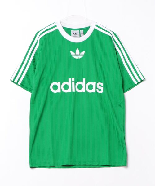 adidas アディダス M ADICOLOR POLY T ショートスリーブ IM9457 GREEN/WHITE（Tシャツ/カットソー ...