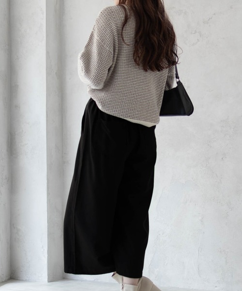 Howdy Marie（ハウディ―マリー）の「Howdy Marie TRワイドクロプトパンツ（その他パンツ）」 - WEAR