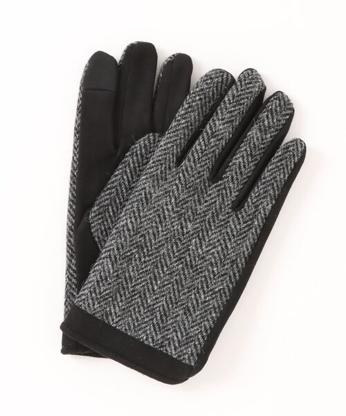 SETUP7（セットアップセブン）の「【SETUP7】HARRIS スマホ対応 ジャージ裾PUアテ裏ボア手袋 WE（手袋）」 - WEAR