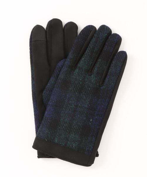 SETUP7（セットアップセブン）の「【SETUP7】HARRIS スマホ対応 ジャージ裾PUアテ裏ボア手袋 WE（手袋）」 - WEAR