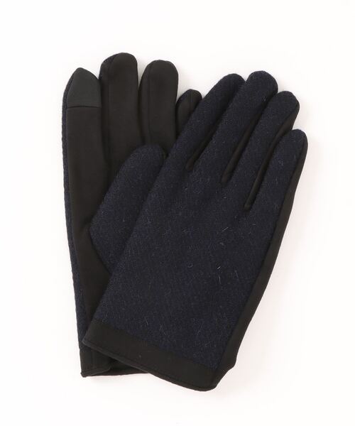 SETUP7（セットアップセブン）の「【SETUP7】HARRIS スマホ対応 ジャージ裾PUアテ裏ボア手袋 WE（手袋）」 - WEAR
