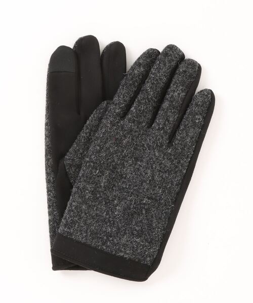 SETUP7（セットアップセブン）の「【SETUP7】HARRIS スマホ対応 ジャージ裾PUアテ裏ボア手袋 WE（手袋）」 - WEAR